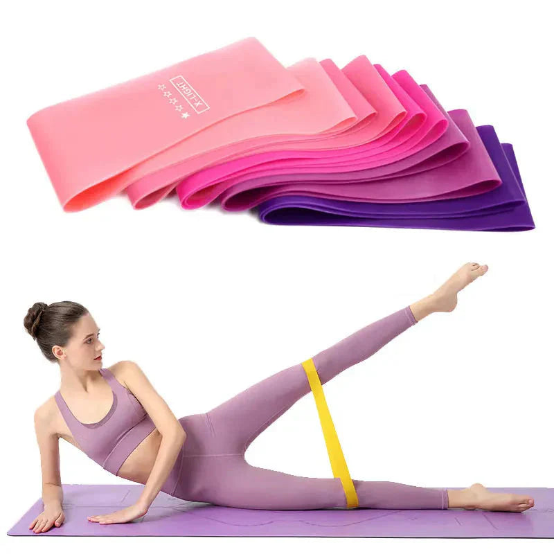 Elastic Resistance Bands Set for Yoga, Pilates, and Strength Training ...