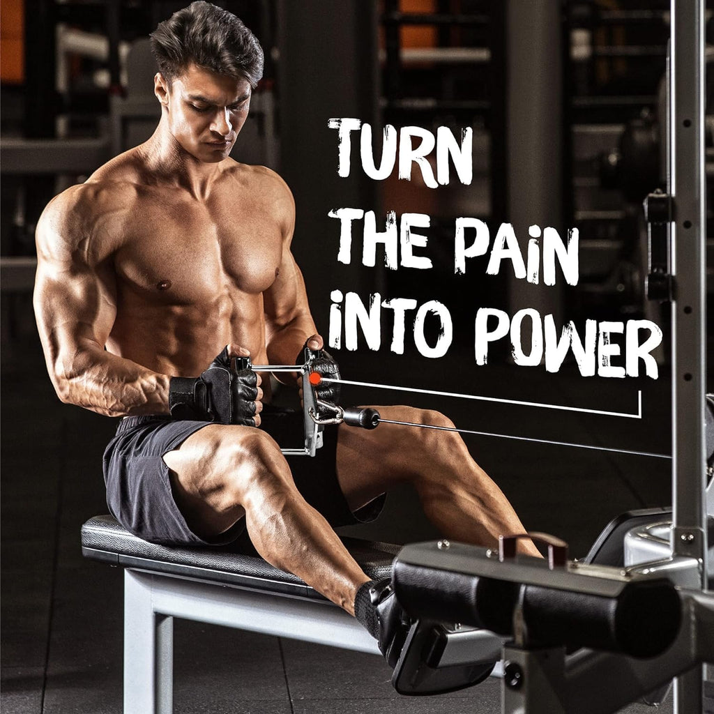 Cable Machine Attachment, Double D Handle & Tricep Rope Cable Attachme ...