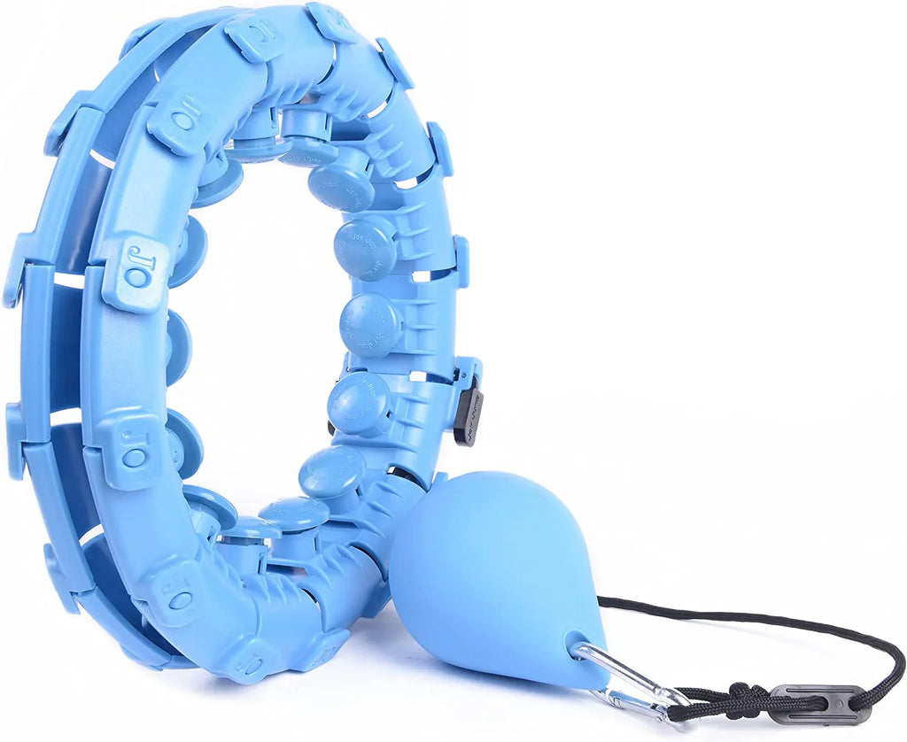 Weighted Hula Hoop – Adjustable Fit Hoop for Weight Loss ...